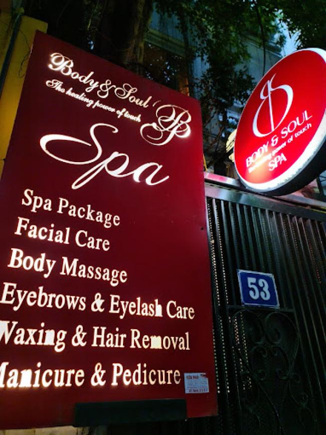 [Body & Soul Spa Hanoi] Massage - Bản đồ mát xa